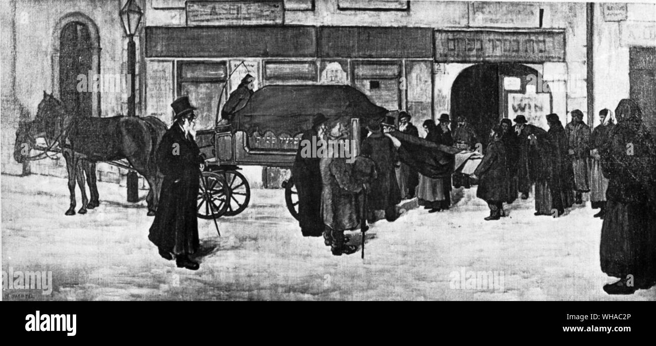 Painting by Wilhelm Wachtel 'Funeral' 1914 Stock Photo - Alamy