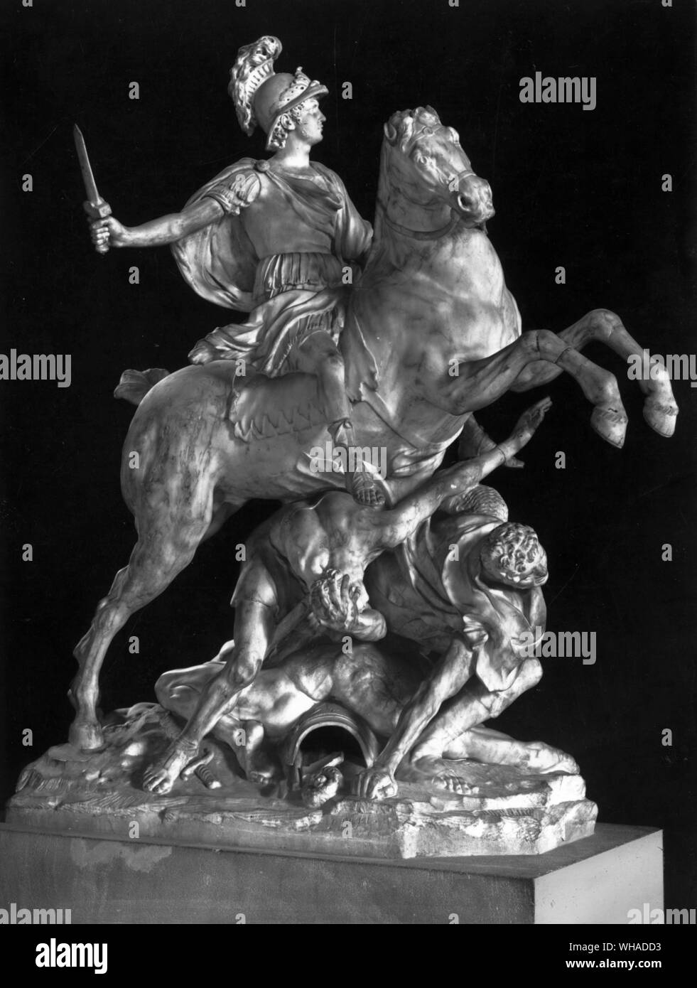 Pierre Puget. Louis XIV as Alexander between 1685-88 Stock Photo - Alamy