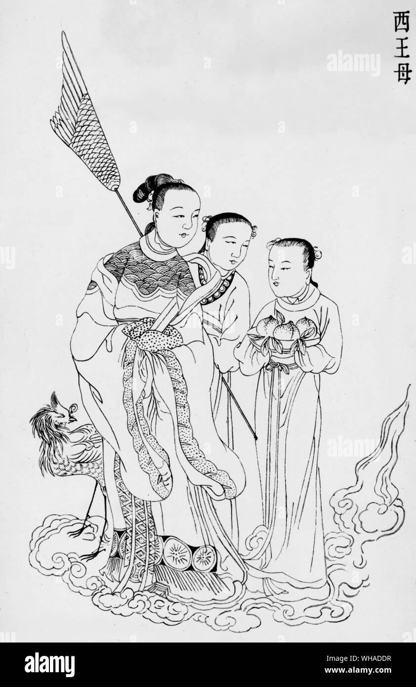 Hsi wang mu the Western Royal Mother Stock Photo - Alamy