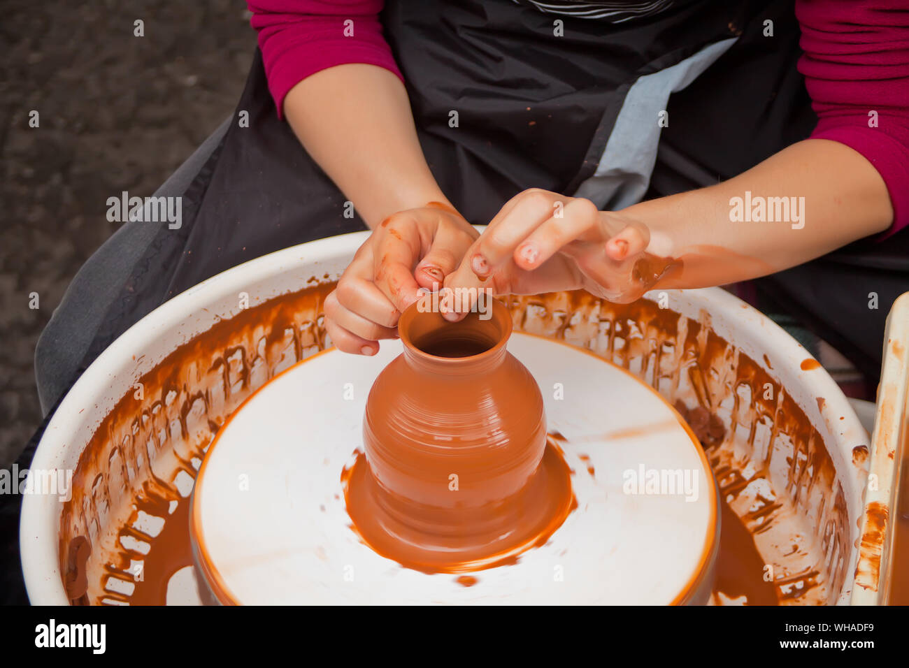 The process of pottering hi-res stock photography and images - Alamy