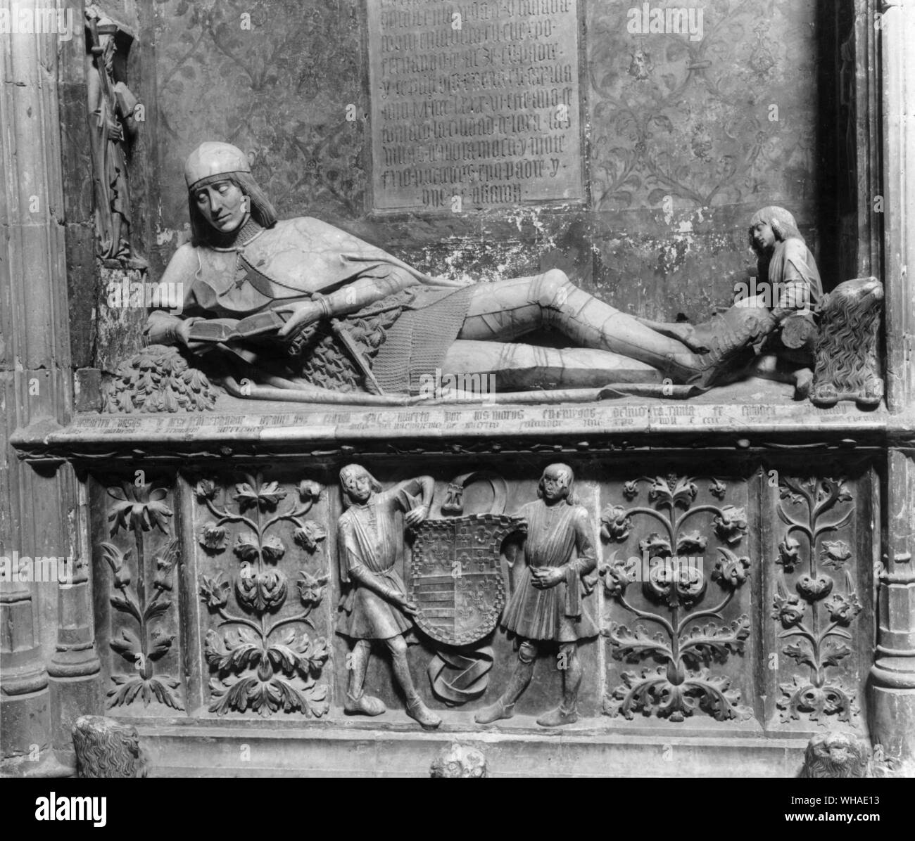 Tomb of martin vazquez de arce Black and White Stock Photos & Images ...