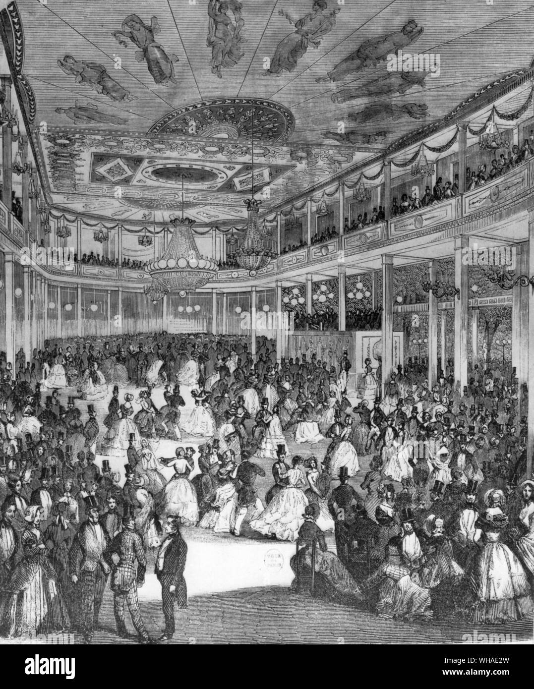 View of Interior of Ranelagh Stock Photo - Alamy