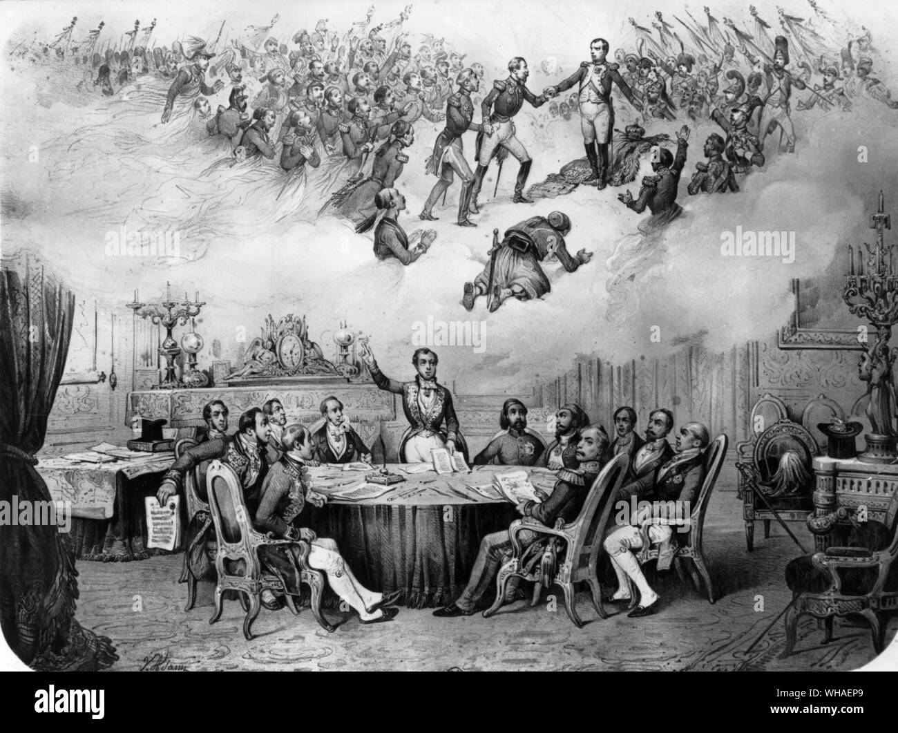 Congress of Paris. 1856 Stock Photo - Alamy