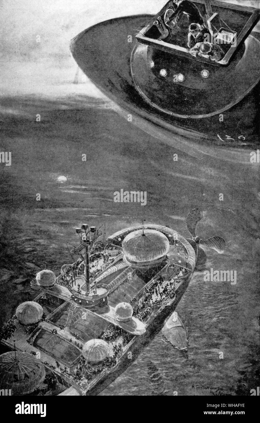 The Night Mail flies over a hospital ship where they are singing the ...