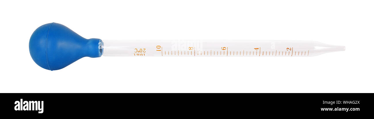 Rubber bulb pipette Cut Out Stock Images & Pictures - Alamy