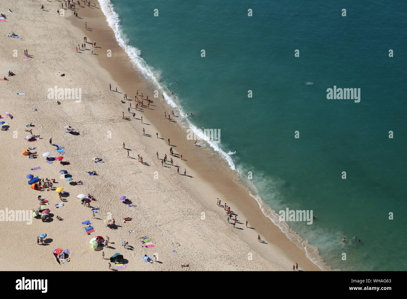 Nazare cliffs aerial hi-res stock photography and images - Alamy