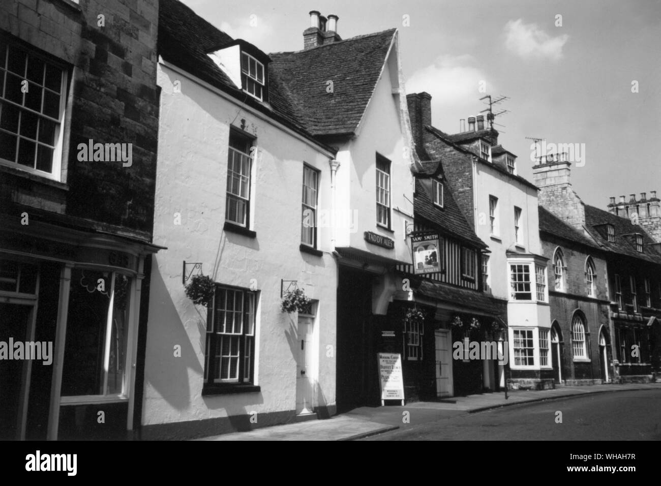 Mainly 18th century buildings in St Marys Street Stamford Linconshire ...