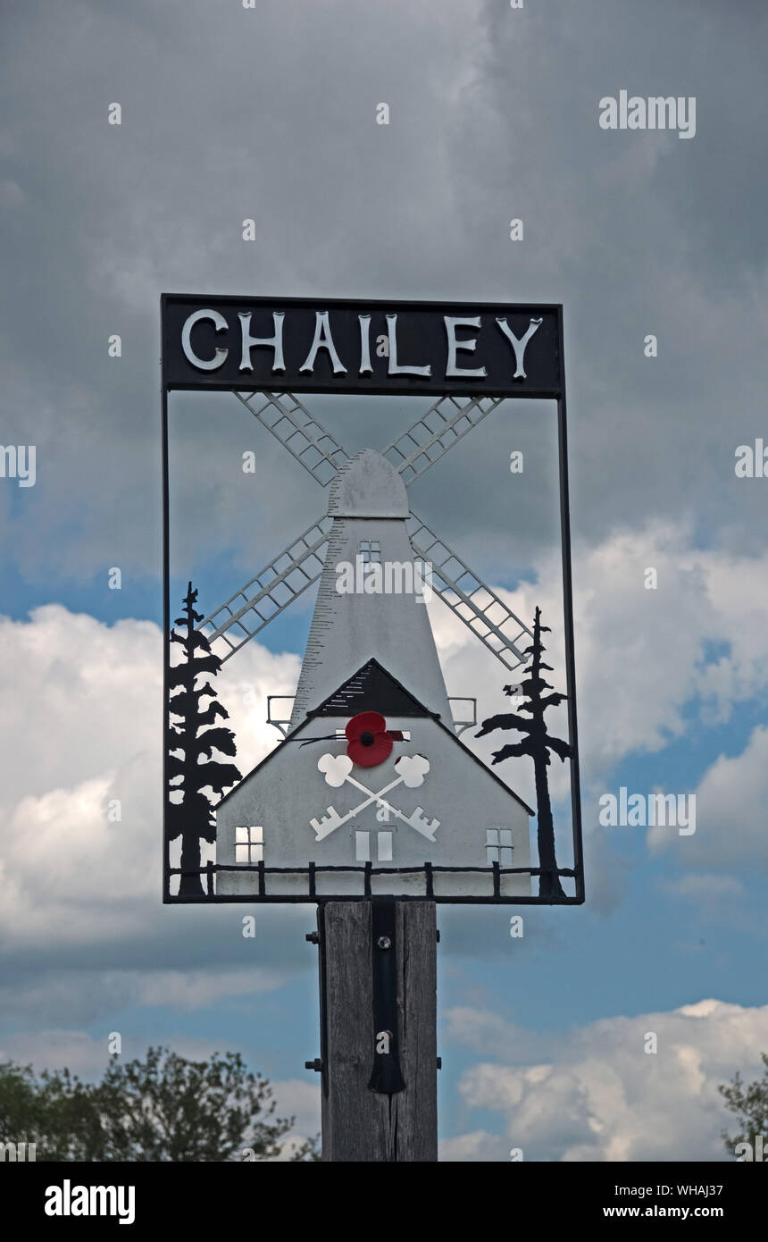 Chailey Village Sign Sussex Stock Photo - Alamy