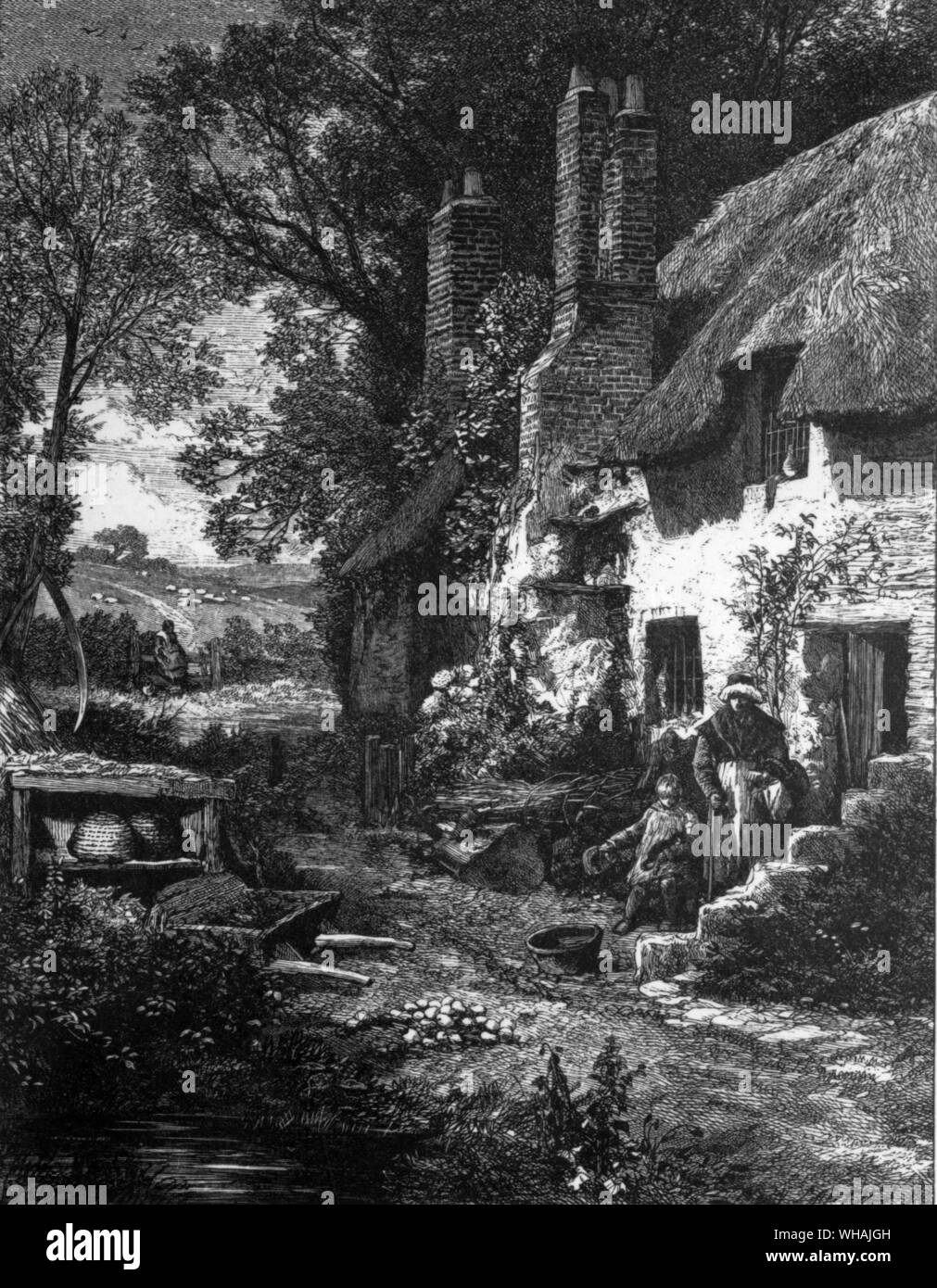 Old thatched cottage hi-res stock photography and images - Alamy