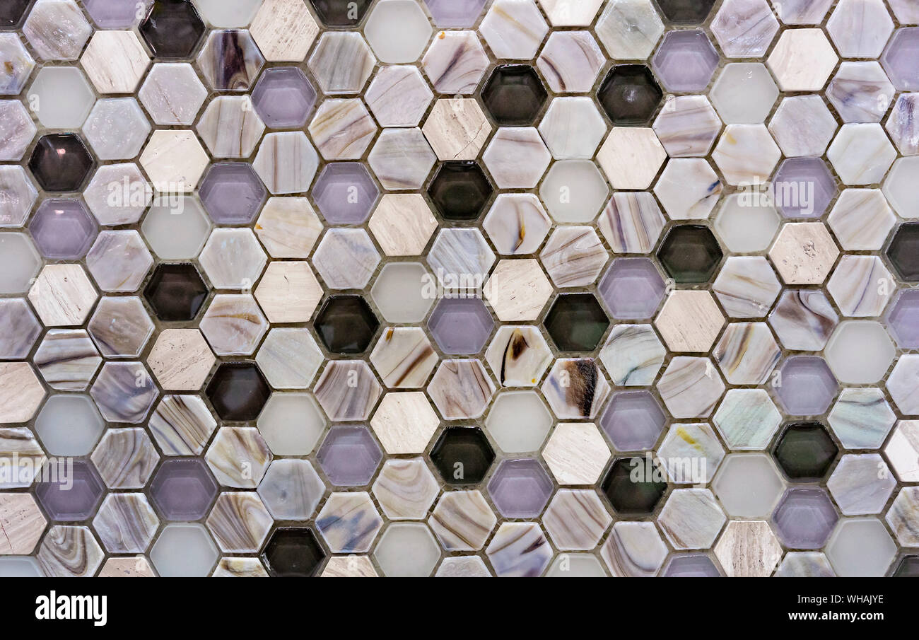 Ceramic tile mosaic. Background and texture tile mosaic. Tile mosaic in ...
