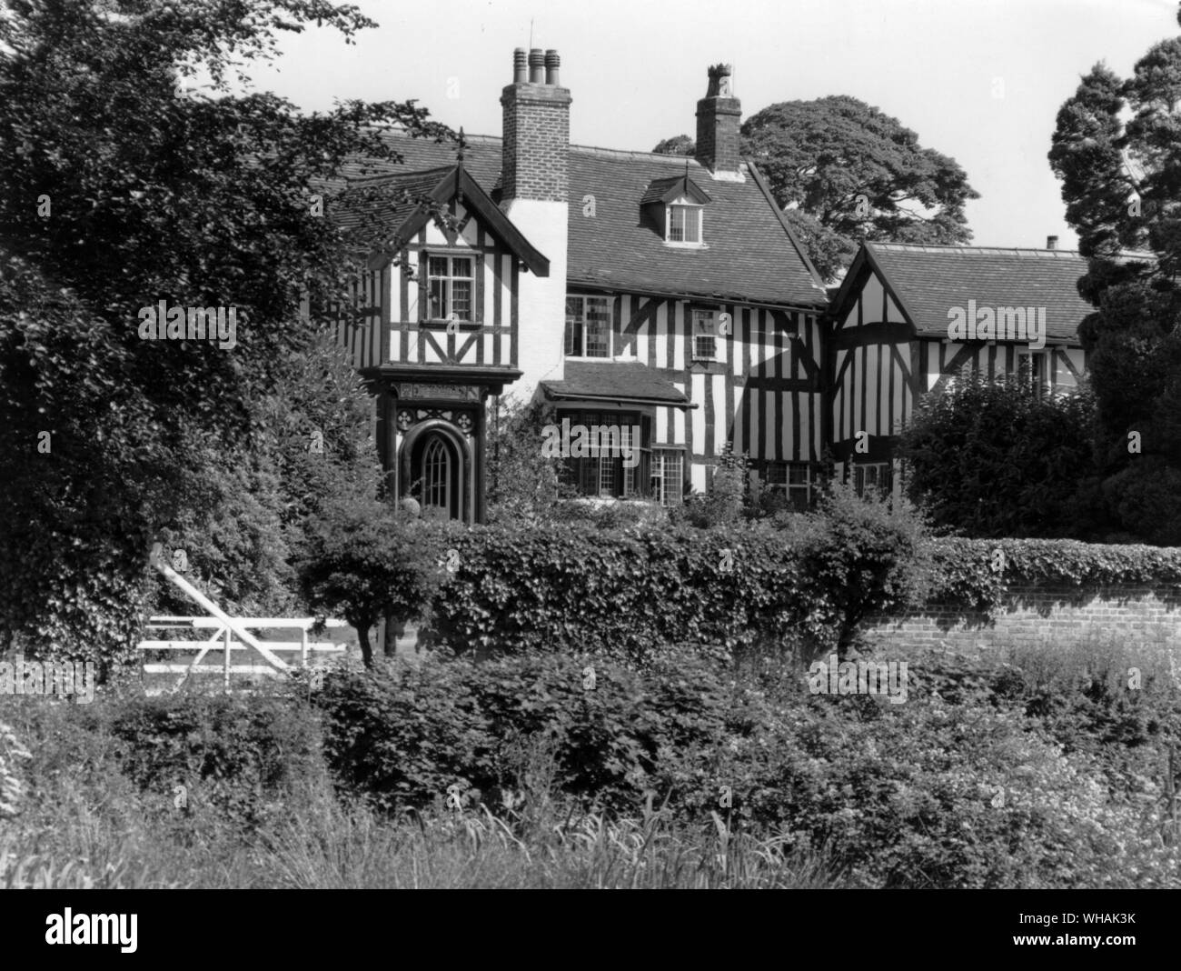 Old Rectory. Gawsworth. Cheshire Stock Photo - Alamy