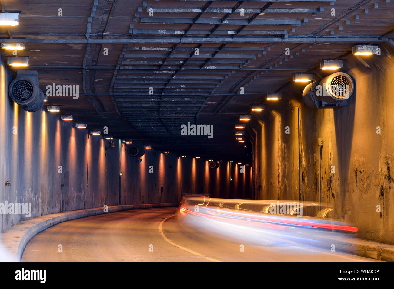 Driving through a tunnel hi-res stock photography and images - Alamy