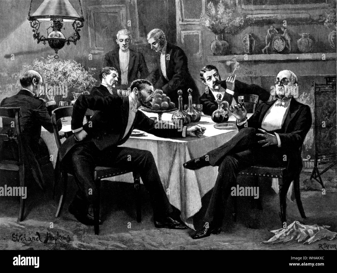 Illustrated London News. July 10th 1886. After Dinner Politics. drawn ...