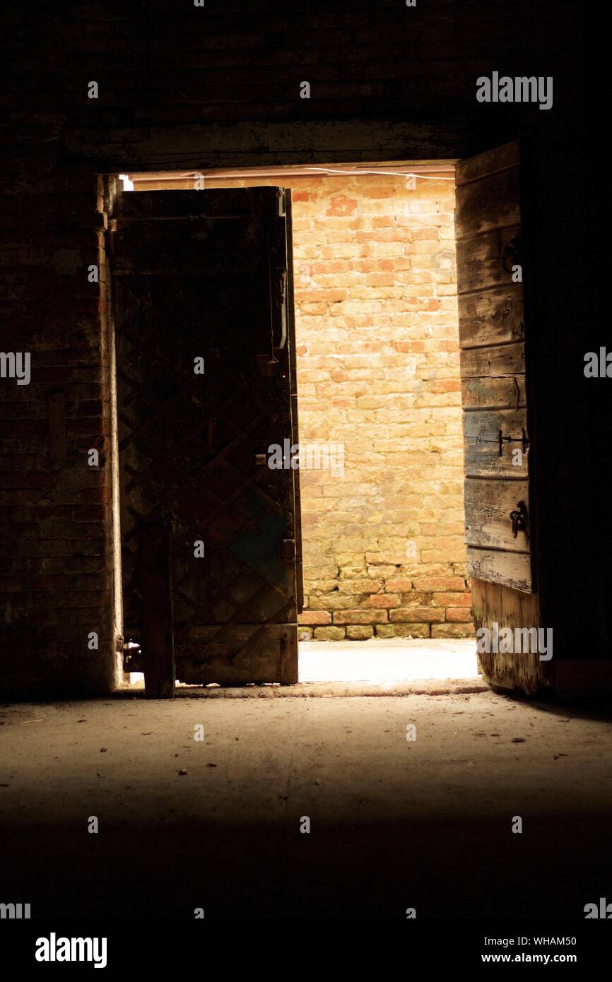 Old door open hi-res stock photography and images - Alamy