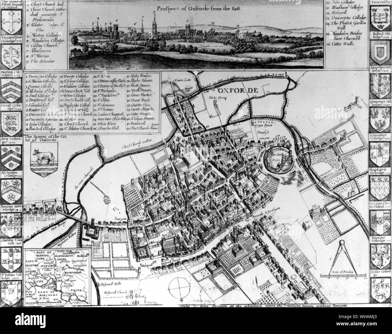 Map of Oxford Stock Photo - Alamy