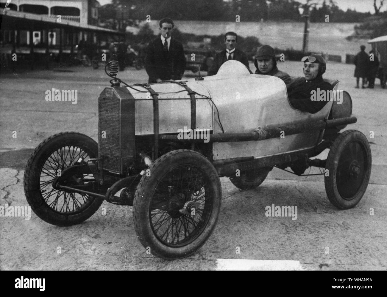 Ernie Campbell racing car at Brookland Surrey 1920 Stock Photo - Alamy