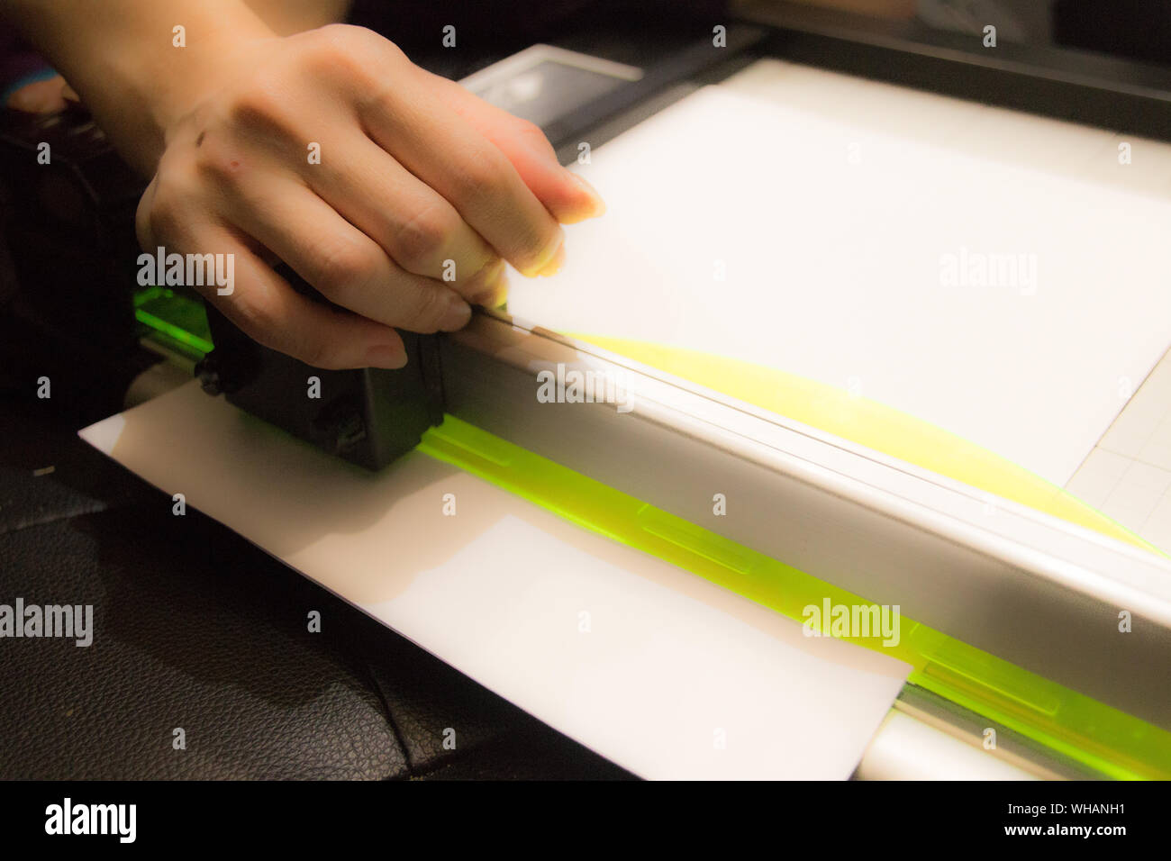 Hand cutting machine hi-res stock photography and images - Alamy