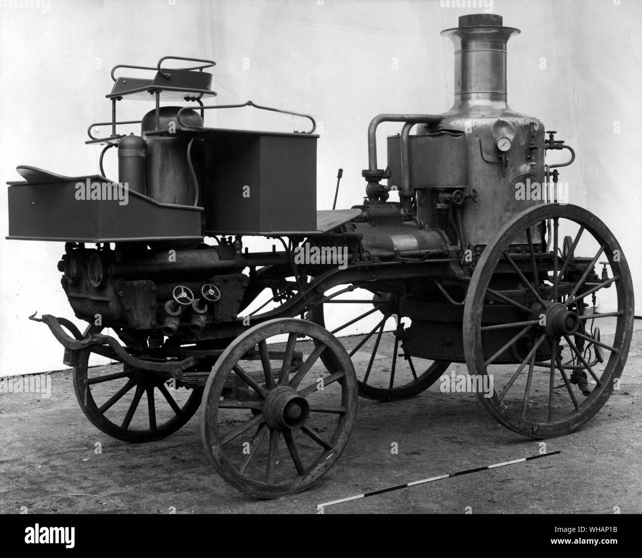 Fire Engine: Sutherland Steam Fire Engine 1863 Pump End Stock Photo - Alamy