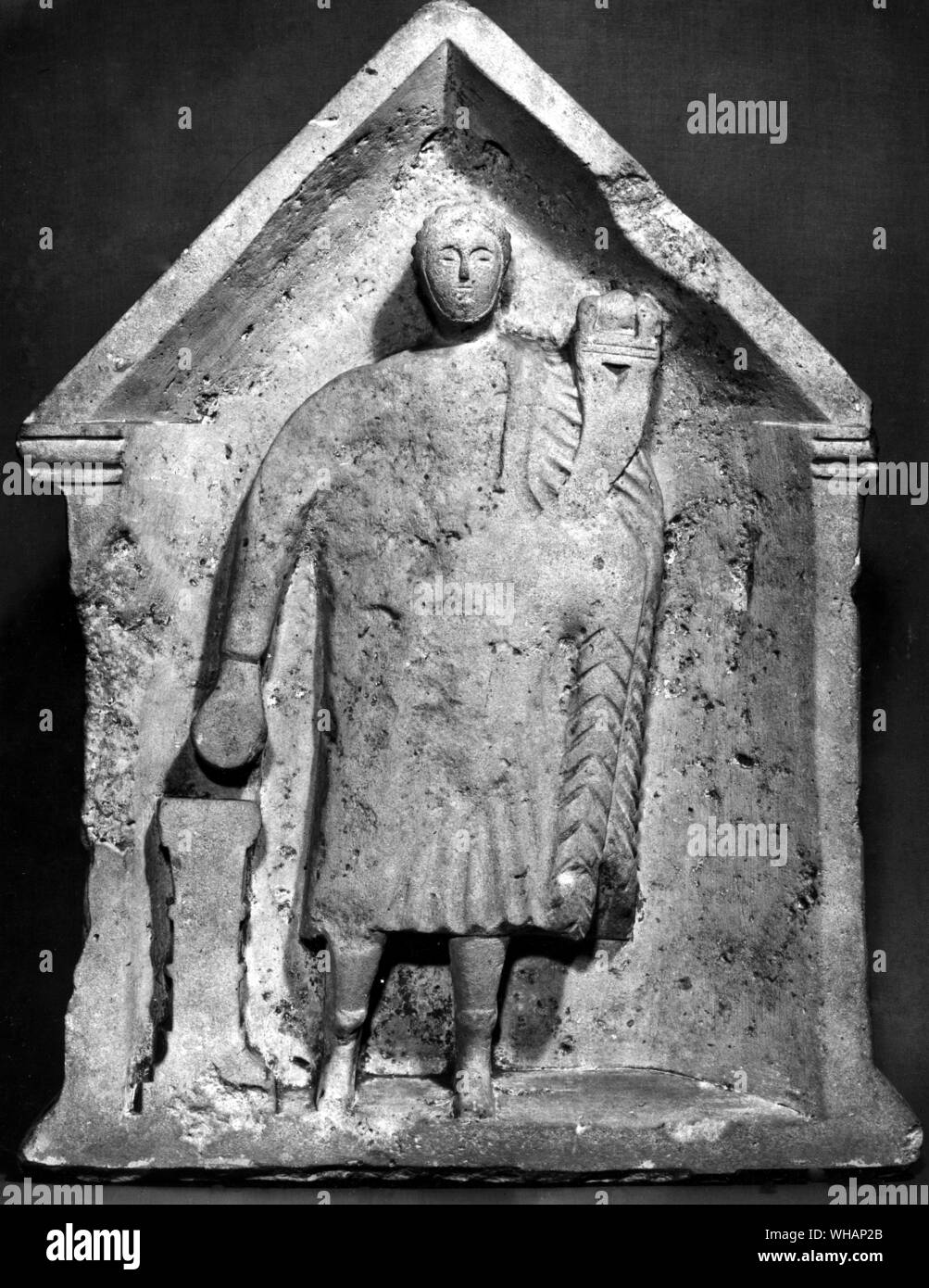 Genius. stone, 2nd or 3rd century AD. In Gloucester City Museum Stock ...