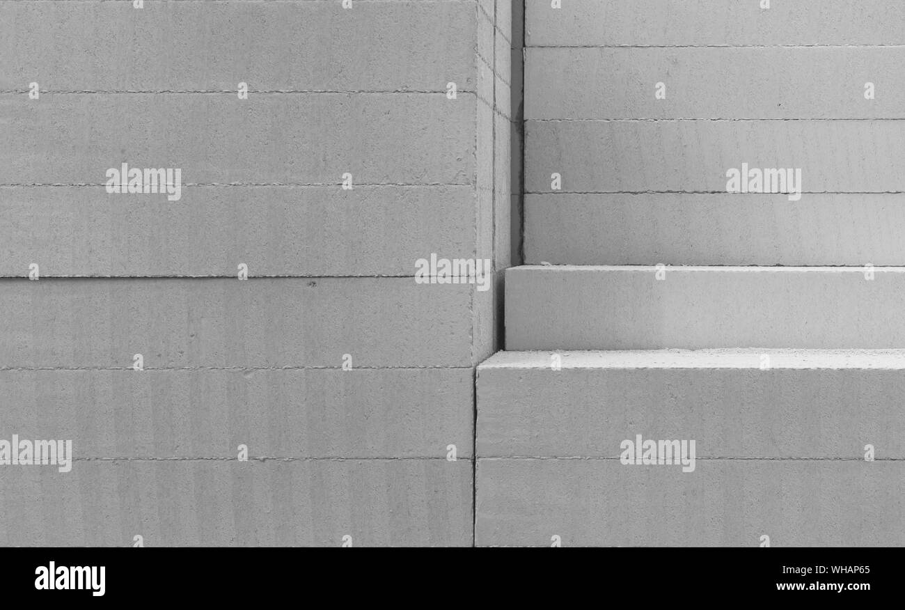 Gas concrete blocks. Cement blocks. Background of cement blocks Stock ...