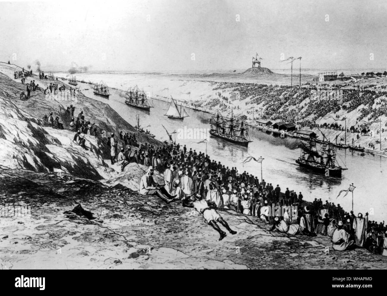 Opening the Suez Canal Stock Photo - Alamy Opening the Suez Canal Stock Photo - Alamy