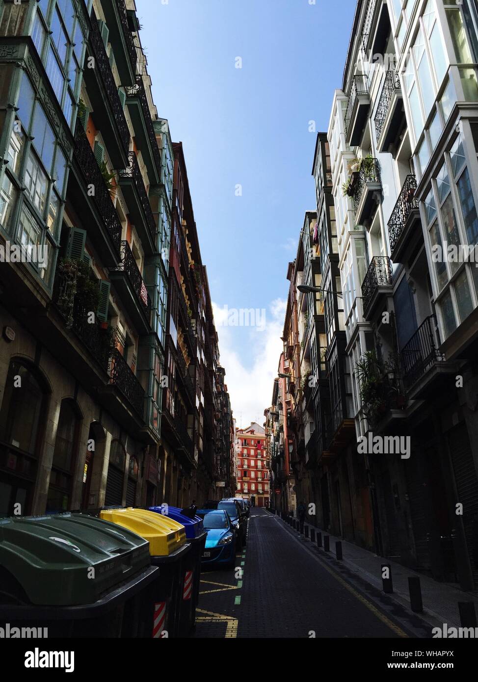 Car street bin hi-res stock photography and images - Alamy