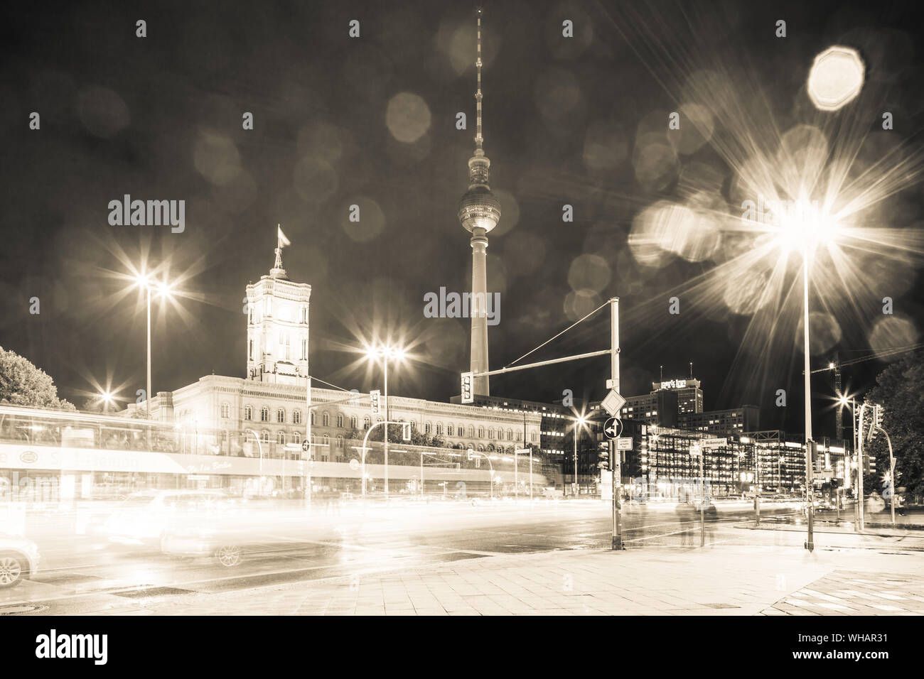Light beam sky city germany hi-res stock photography and images - Alamy