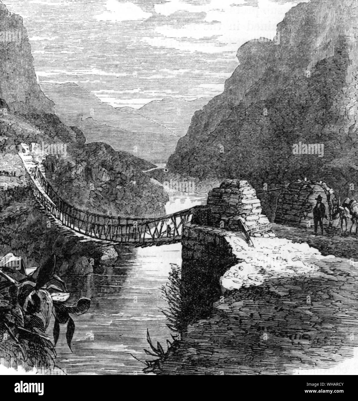 Hanging bridge hi-res stock photography and images - Alamy