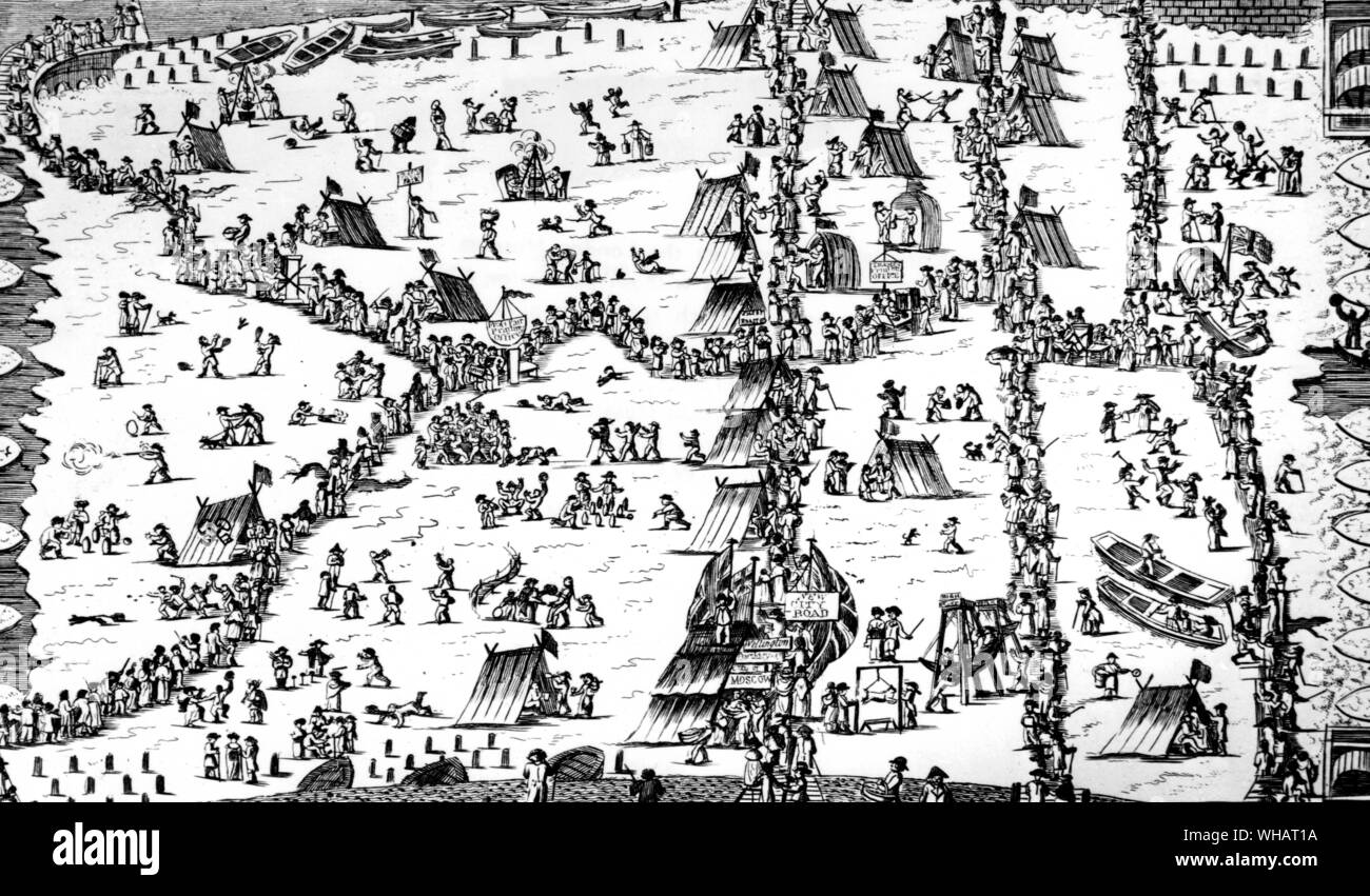 Frost fair thames hi-res stock photography and images - Alamy