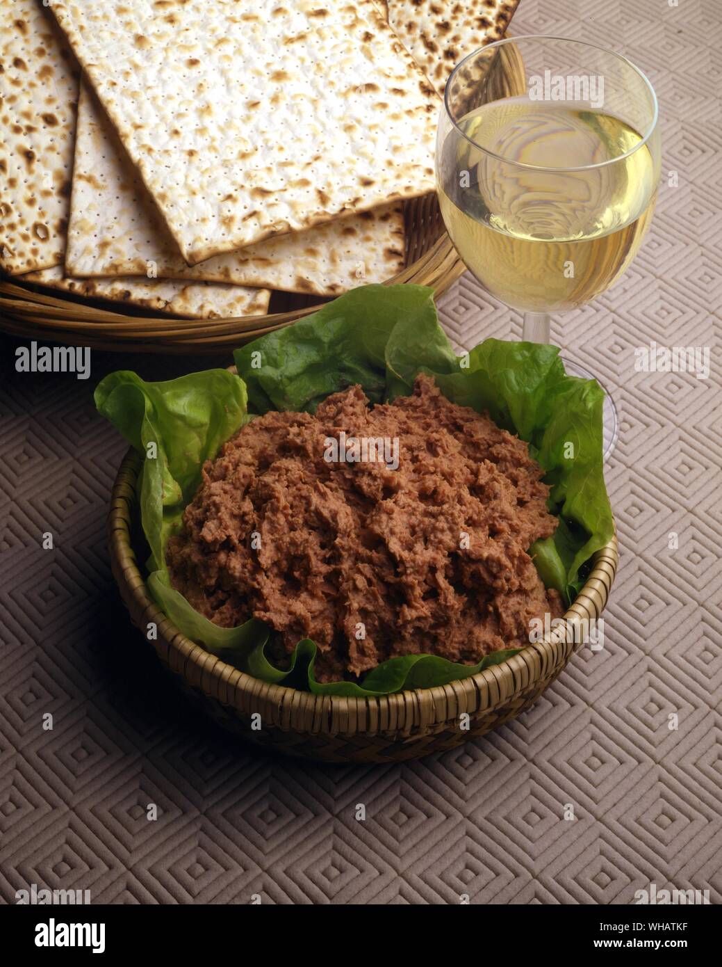 International Cooking . Minced Liver.. Gehakte Leber, Israel Stock ...