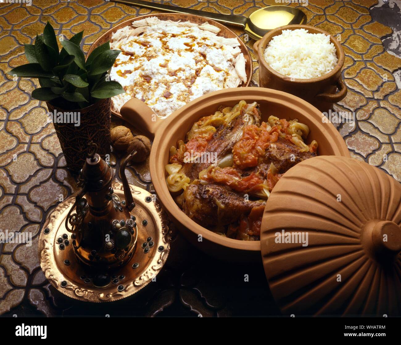 International Cooking . Top, Circassian Chicken.. Cerkes Tavugu, Turkey ...
