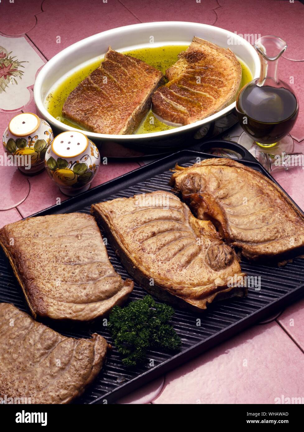 Italian Cooking By Robin Howe. . Tonno Fresco In Gratella.. Grilled ...