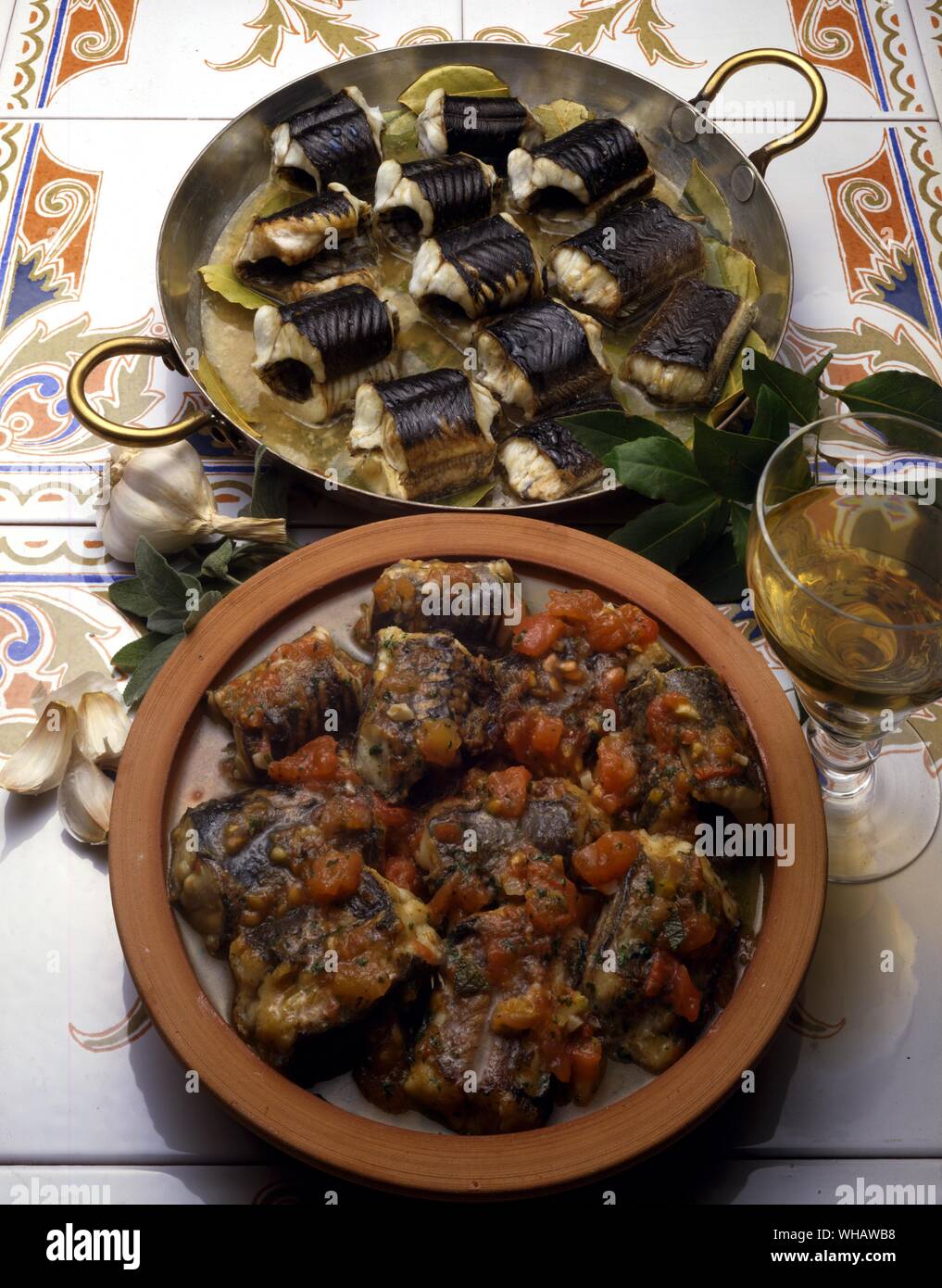 Italian Cooking By Robin Howe. . Top, . Bisato Sull'ara.. Baked Eel ...