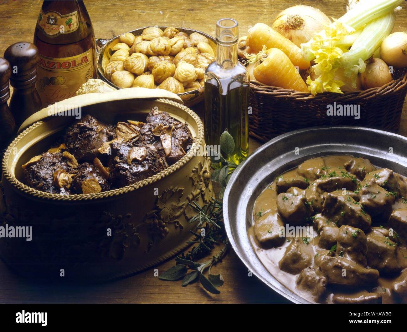 Italian Cooking By Robin Howe. . Left.. Lepre Alla Marengo.. Hare ...