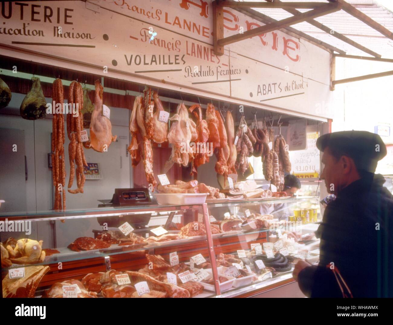 meat stall. butchers Stock Photo - Alamy
