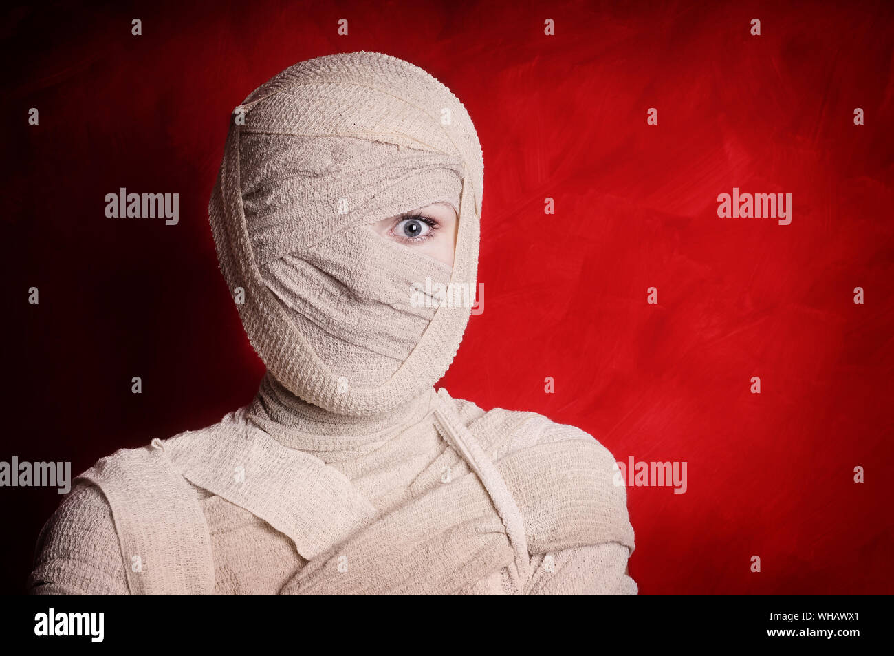 Women Wrapped Bandages High Resolution Stock Photography and Images - Alamy