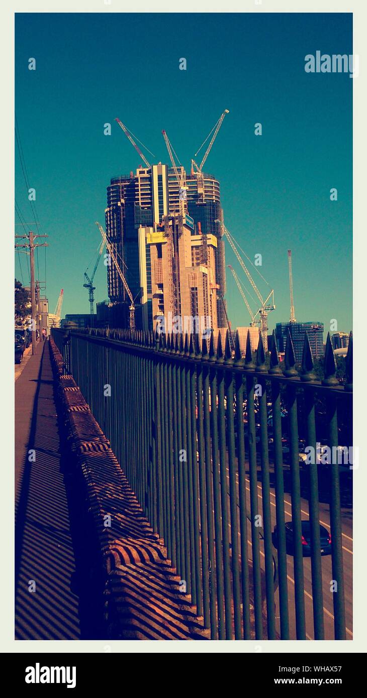 Construction railing hi-res stock photography and images - Alamy