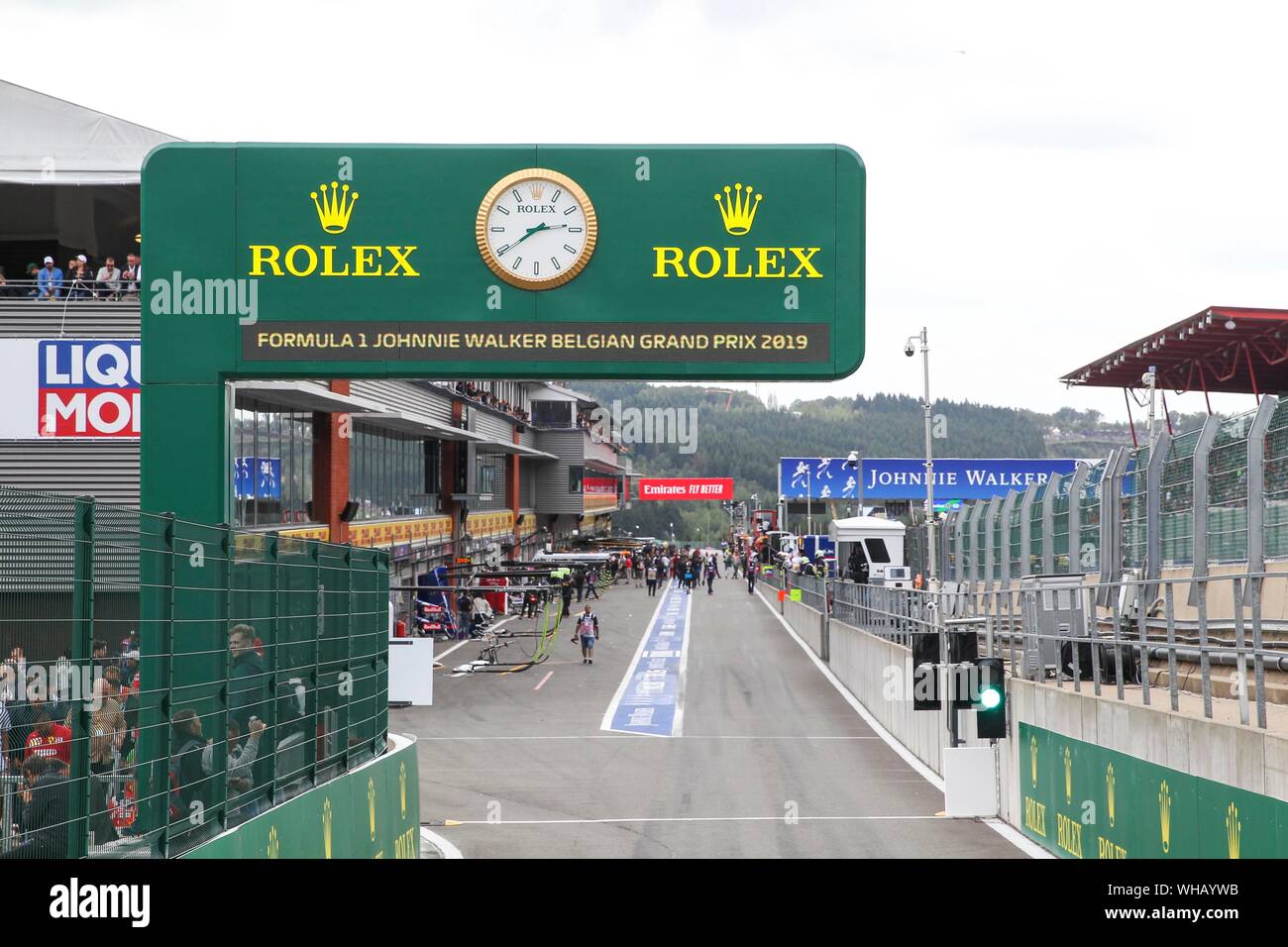 Pit lane exit hi-res stock photography and images - Alamy