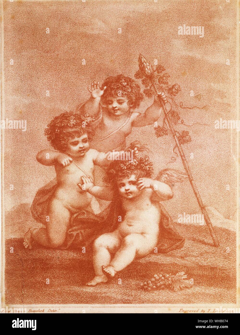 Cherubs painting hi-res stock photography and images - Alamy