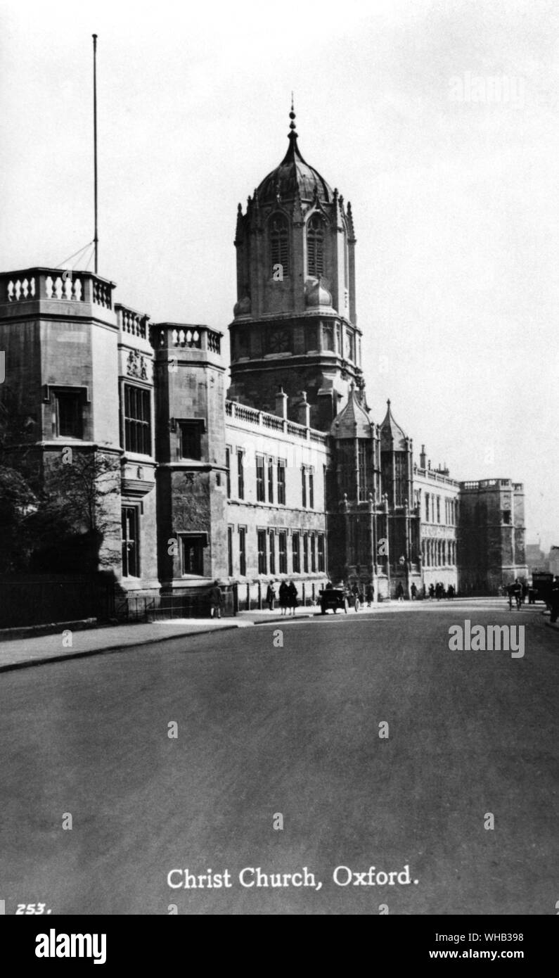 Oxford Christchurch 1920s Stock Photo - Alamy
