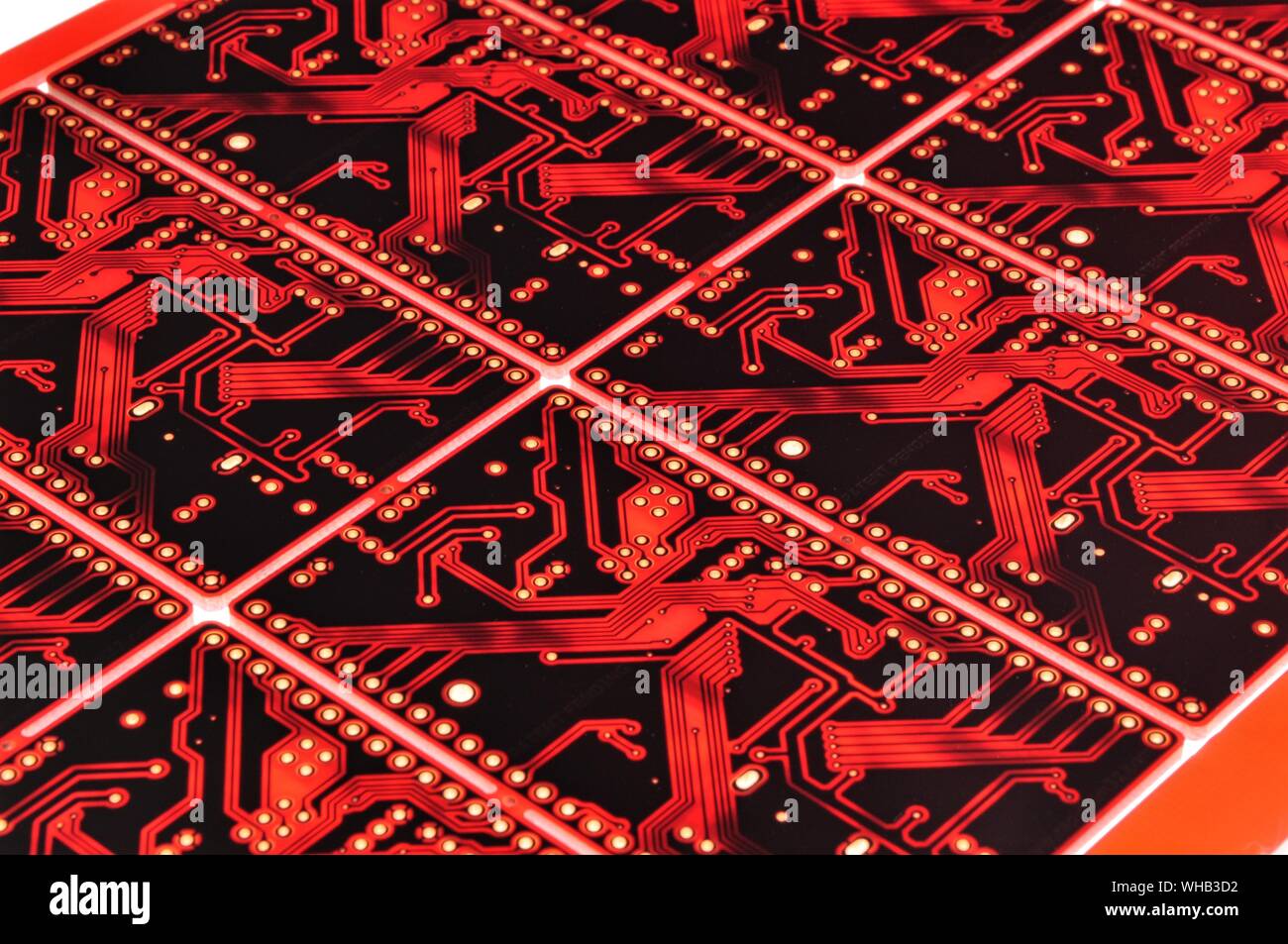 Red circuit board hi-res stock photography and images - Alamy