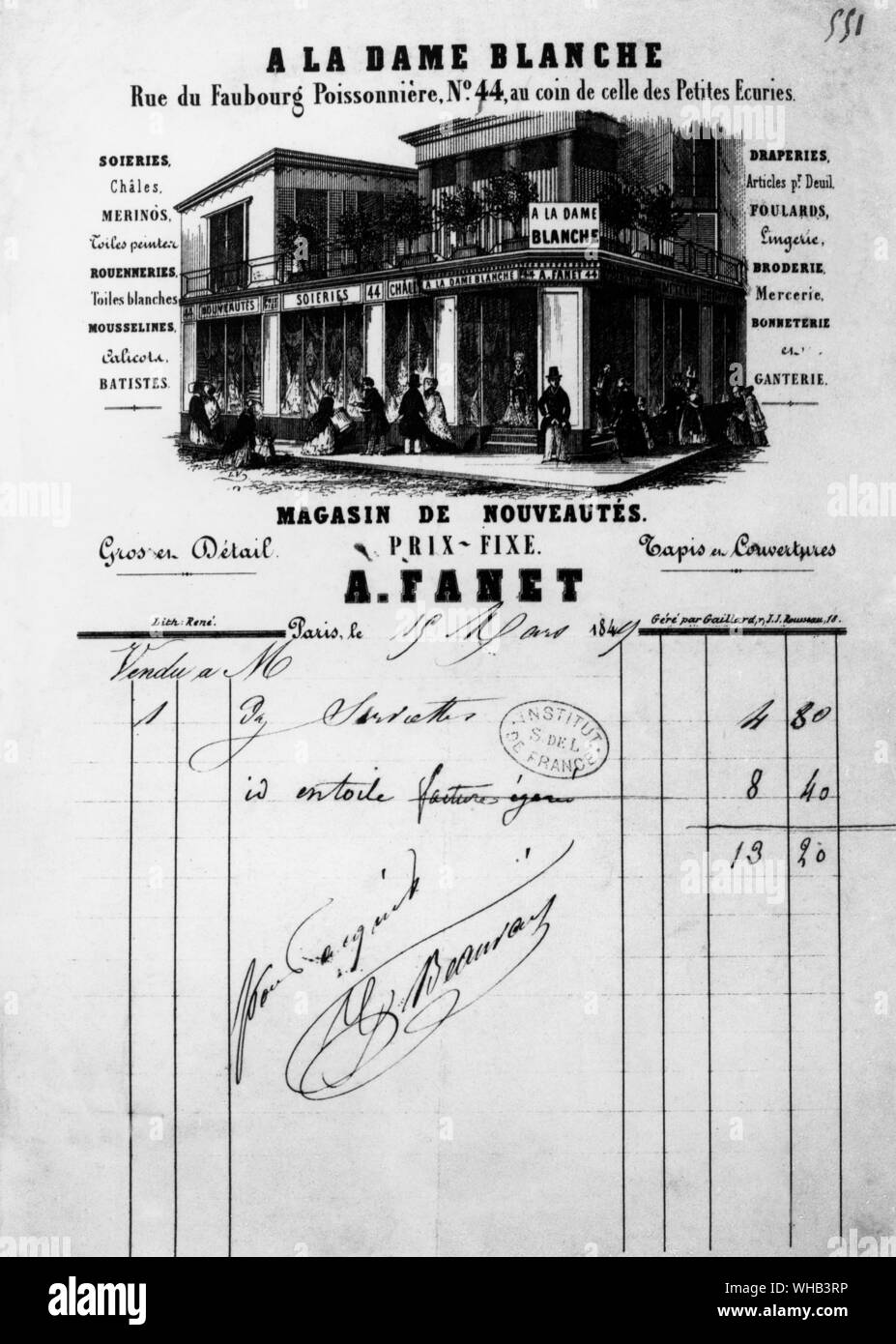 Clothing receipt Black and White Stock Photos & Images - Alamy