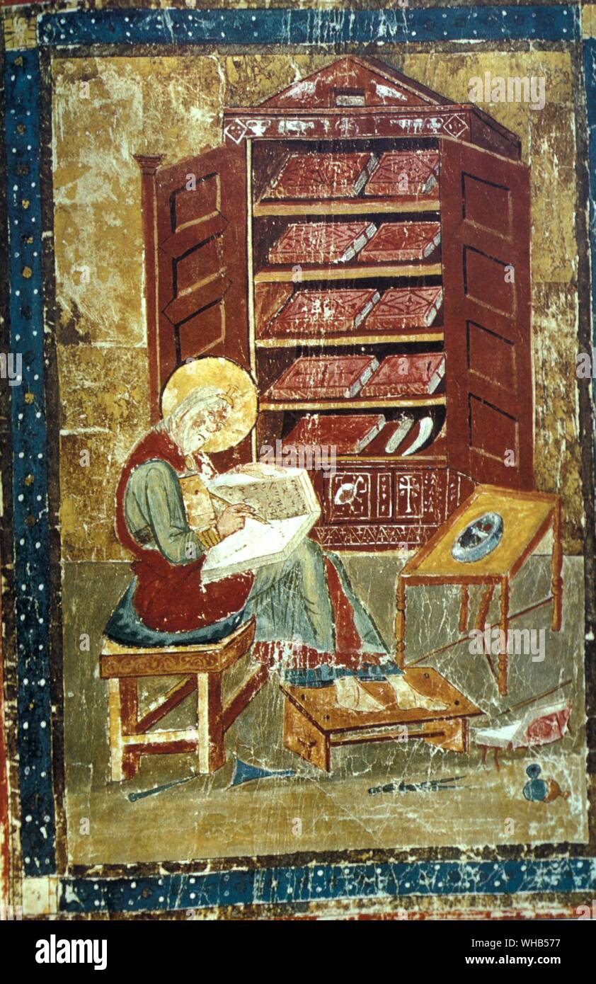 Medieval scribe hi-res stock photography and images - Alamy