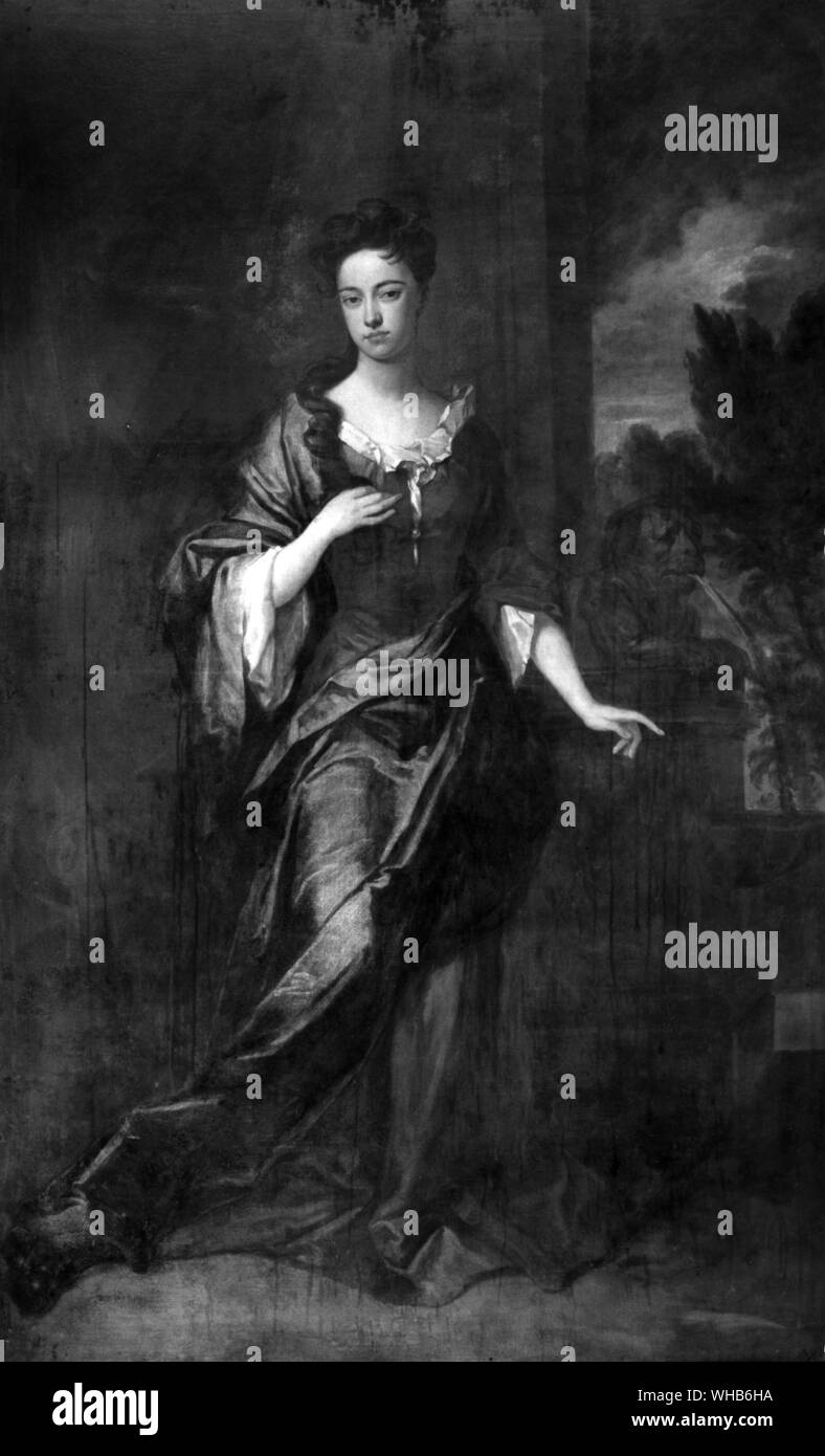 Frances Bennett, 4th Countess of Salisbury c.1686 Stock Photo - Alamy
