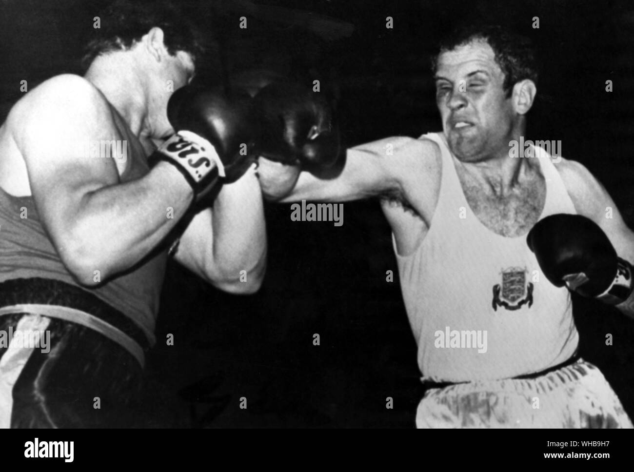 Boxing sixties Black and White Stock Photos & Images - Alamy