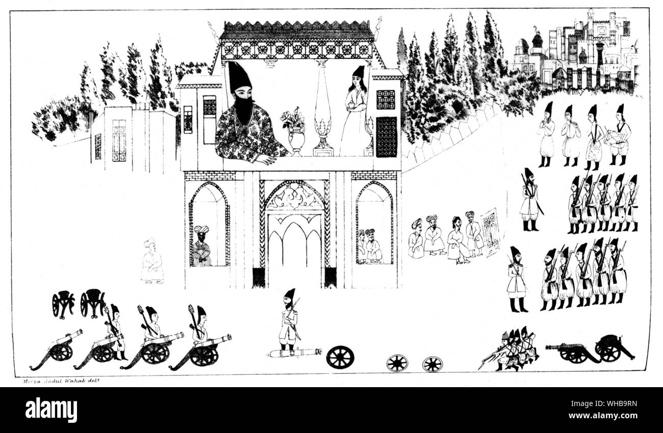 The Garden of Nayeb , Bukhara . Engraving from Narrative of a Mission ...