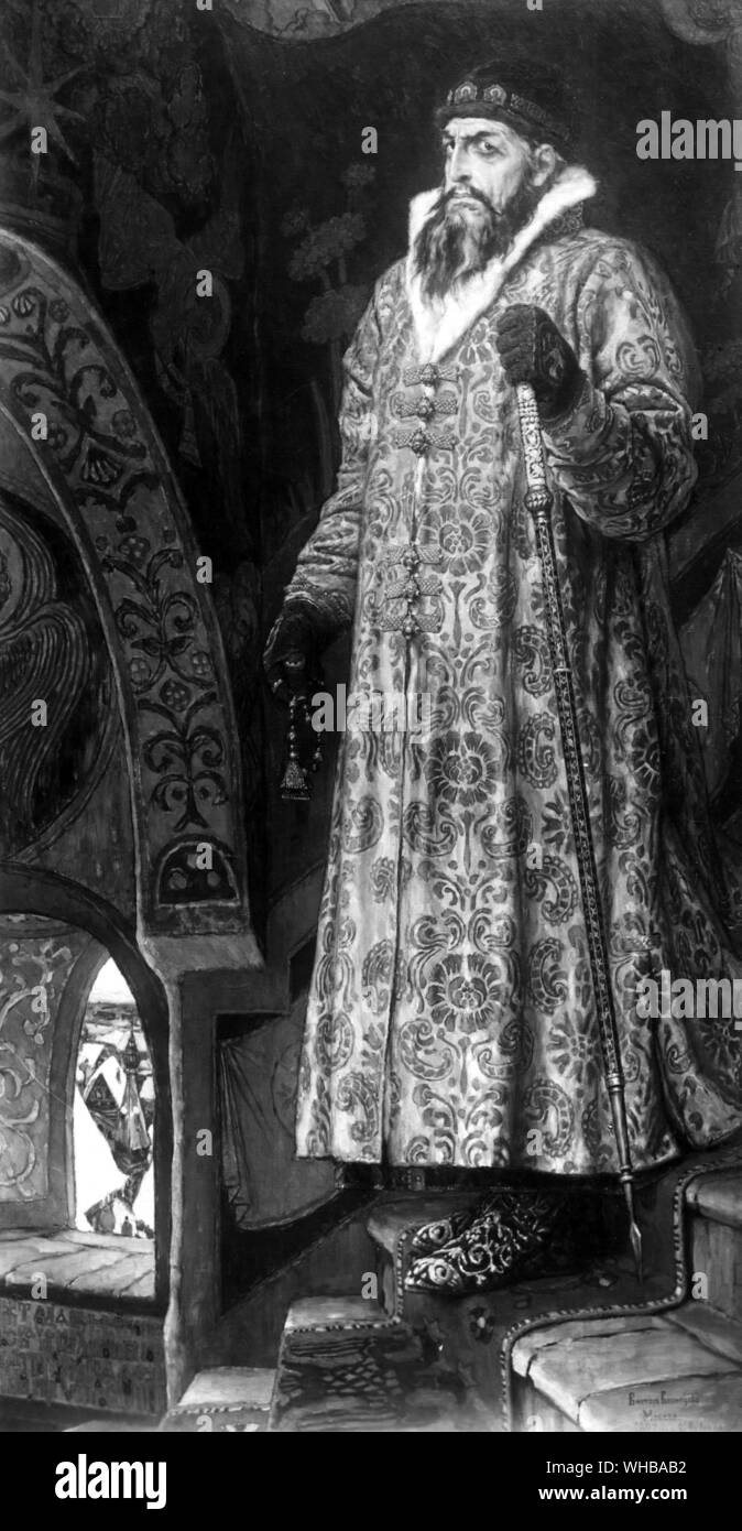 Ivan iv the terrible tsar of russia Black and White Stock Photos ...