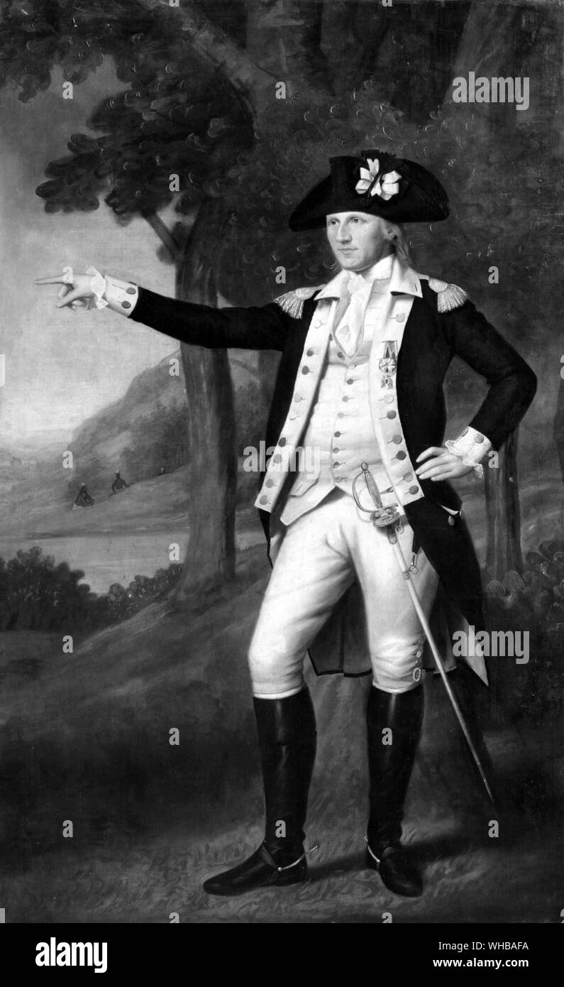 Colonial Marinus Willett circa 1790 - 1795 , by Ralph Earl , oil on ...
