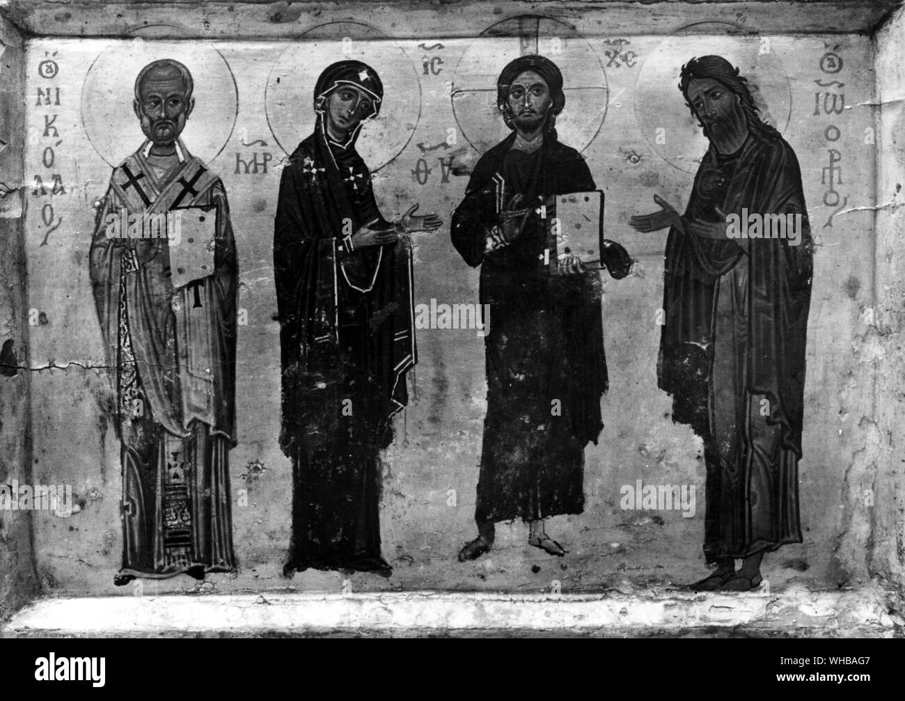 The Deesis and St Nicholas , 11th Century. The Monastery of St ...