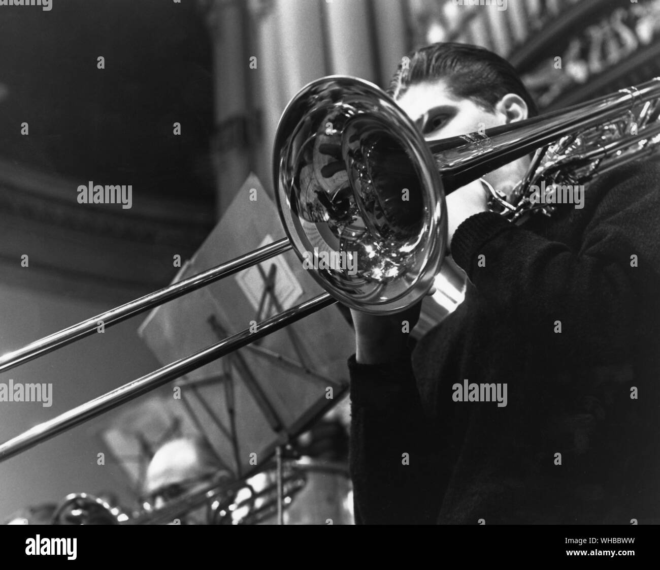 Trombone hi-res stock photography and images - Alamy